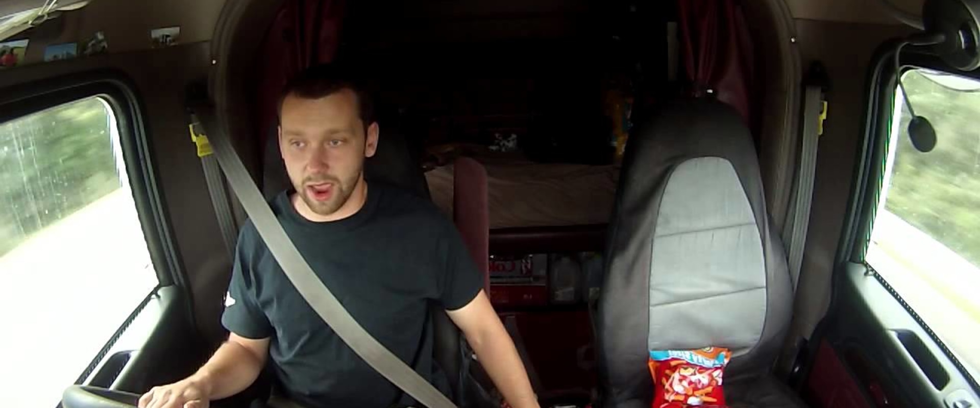 A Day in the Life of a Long Haul Truck Driver